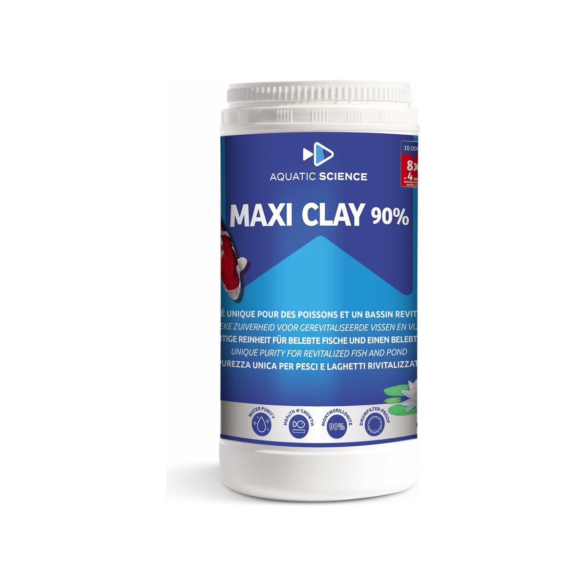 Maxi Clay 90% 1kg - Argile avec excellente solubilité (90% de Montmori ...