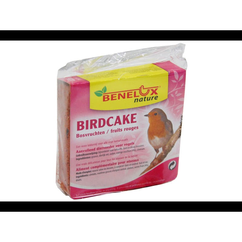 Birdcake - Red Fruit Fat Block - Garden Birds - 300G - Fat Block for B ...