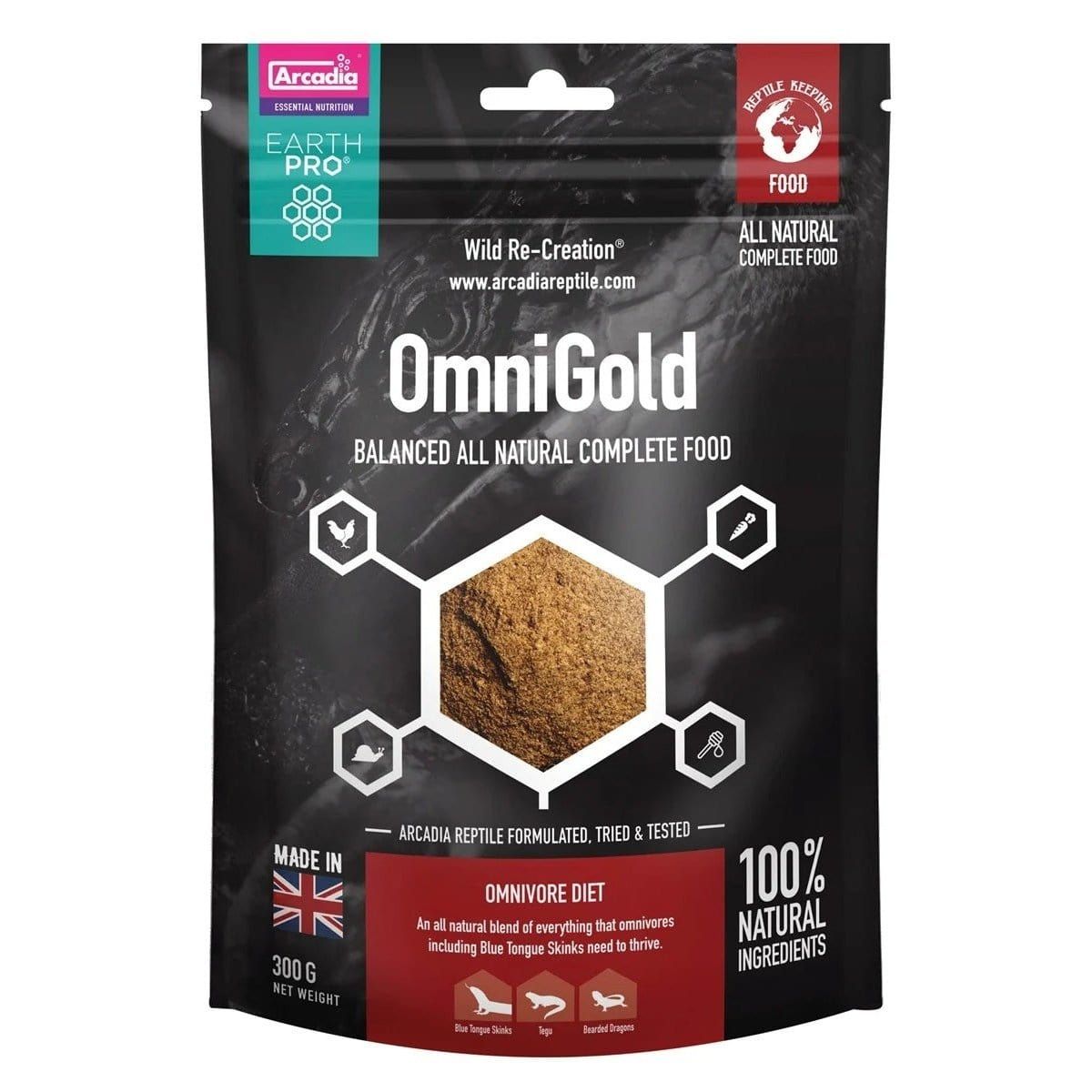 ARCADIA EARTH PRO OMNI GOLD 300 GRAM — FOUDEBASSIN.COM