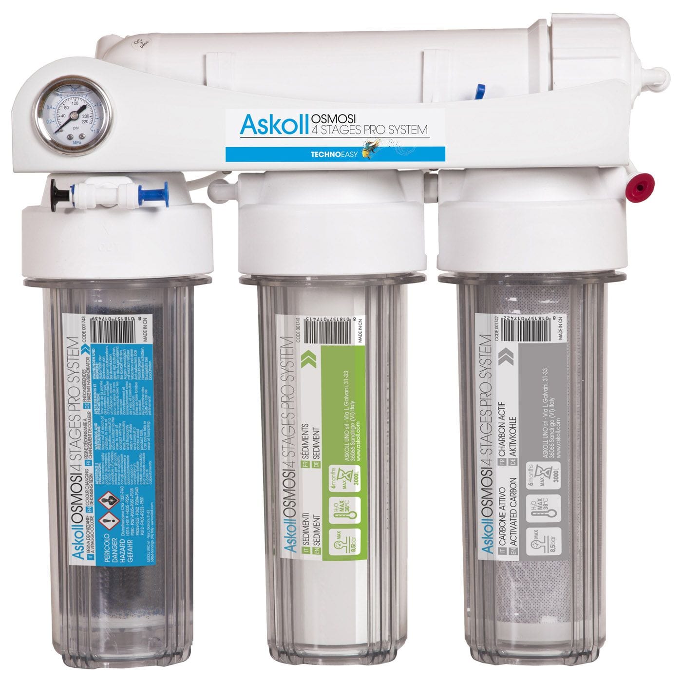 SYSTÈME D'OSMOSE ASKOLL 4 ÉTAPES — FOUDEBASSIN.COM