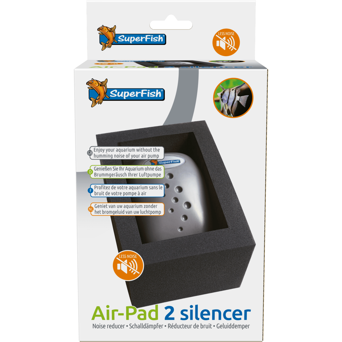Air Pad 2 (Anti-Noise) - Aquarium air pump — FOUDEBASSIN.COM