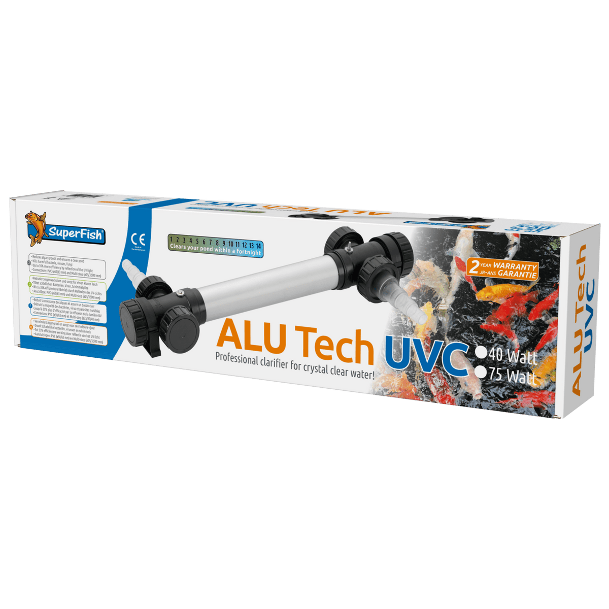 ALU Tech UV-C 40W - T5 UV-C Device - Superfish — FOUDEBASSIN.COM