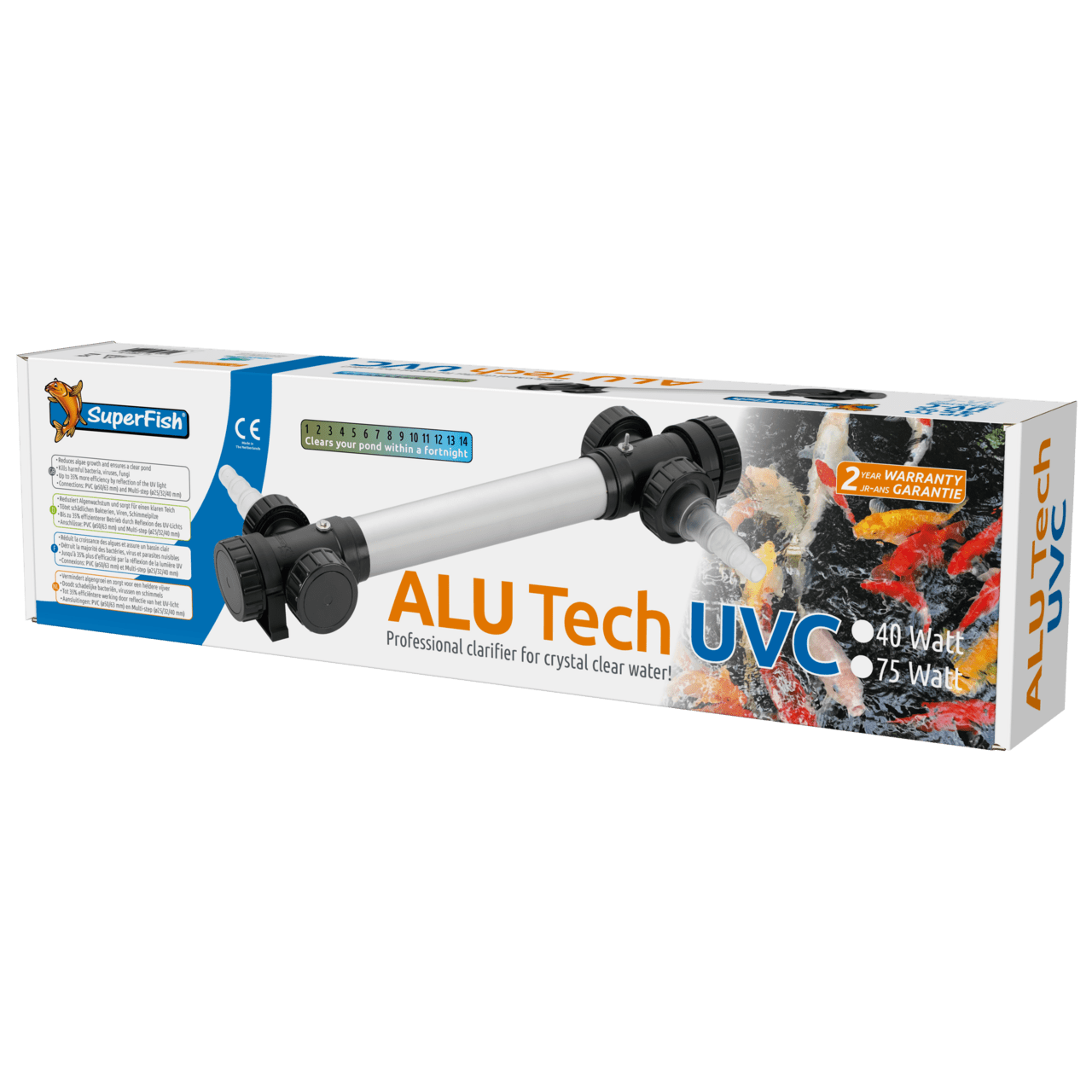 ALU Tech UV-C 40W - T5 UV-C Device - Superfish — FOUDEBASSIN.COM