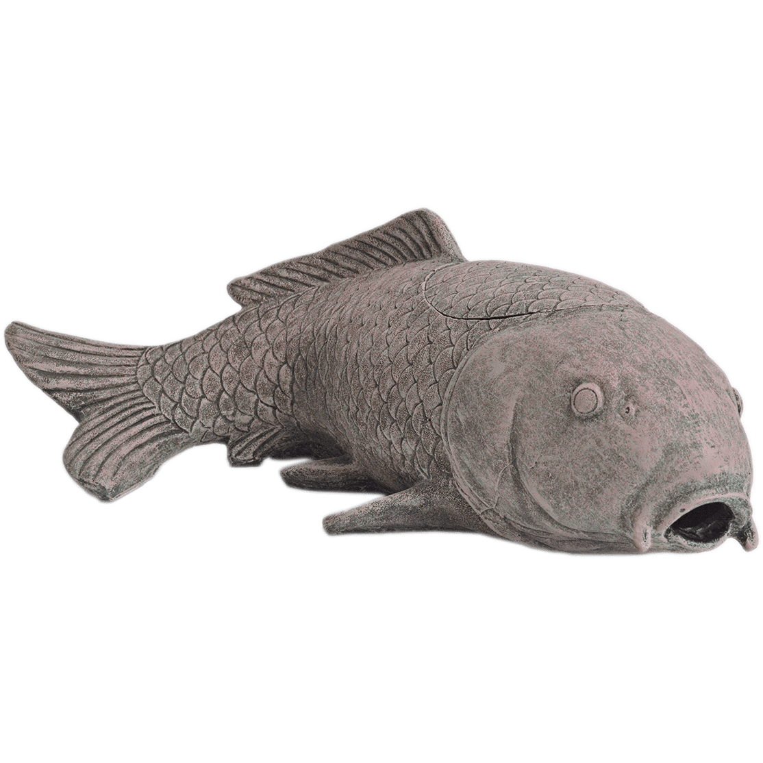 Koi gargoyle 2 in 1 - Spitter for small water feature with small filte ...