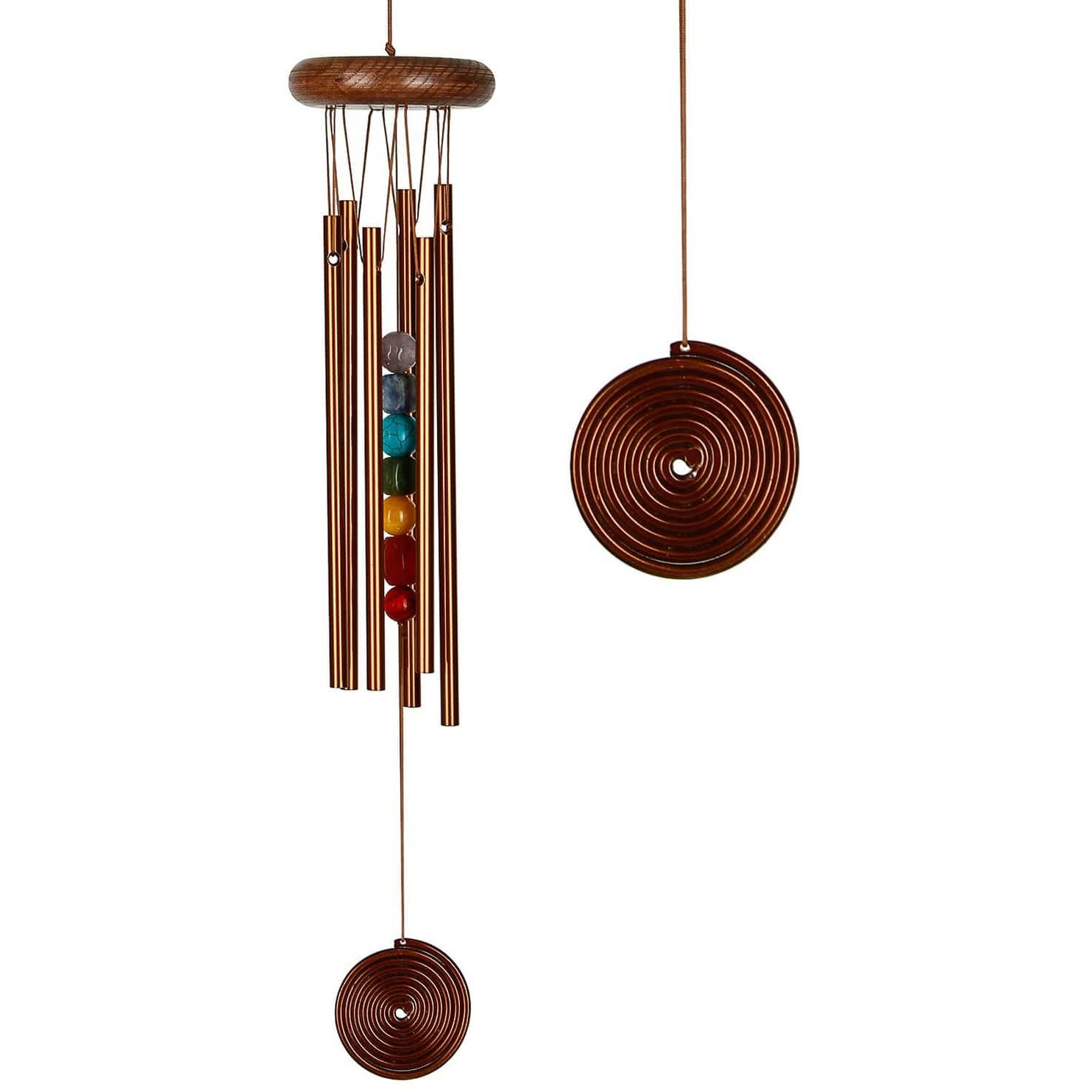 Wind Chime 7 Chakras - Bronze - 44CM — FOUDEBASSIN.COM
