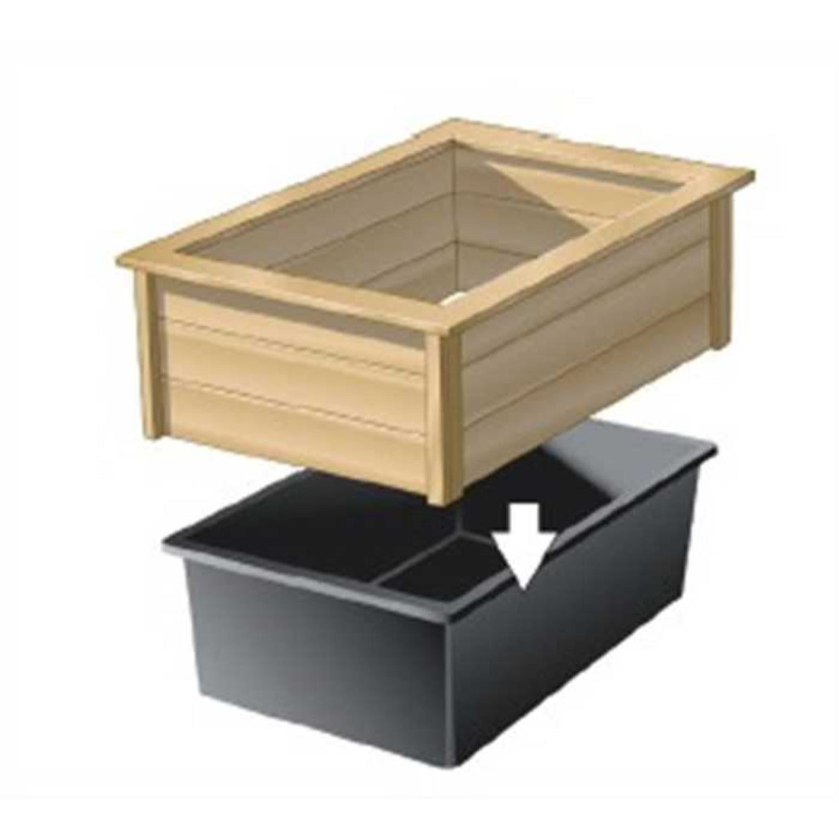 Ubbink Quadro Wood II 475L - Décor en bois pour Quadro 6 — FOUDEBASSIN.COM